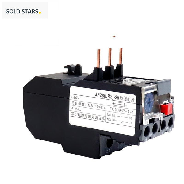JR28-25 / LR2-25 thermal overload relay 0.1-25a can be matched with CJX2 contactor – Gold Stars