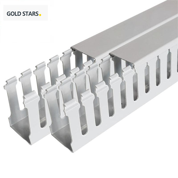Plastic trunking grey control panel trunking – Gold Stars